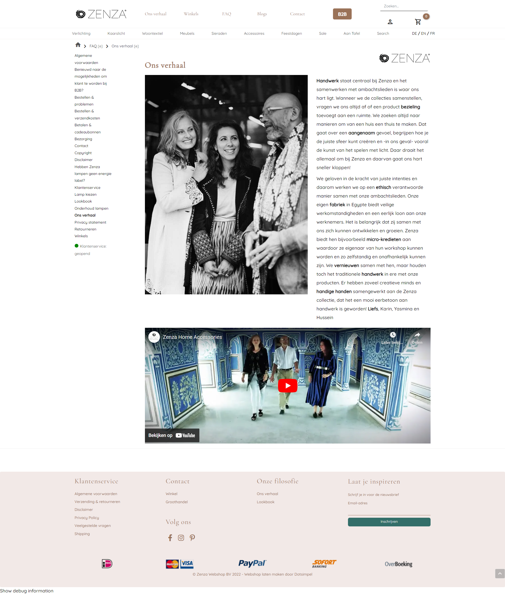 Bekijk de Zenza webshop & wholesale en verhoog jouw verkoop!