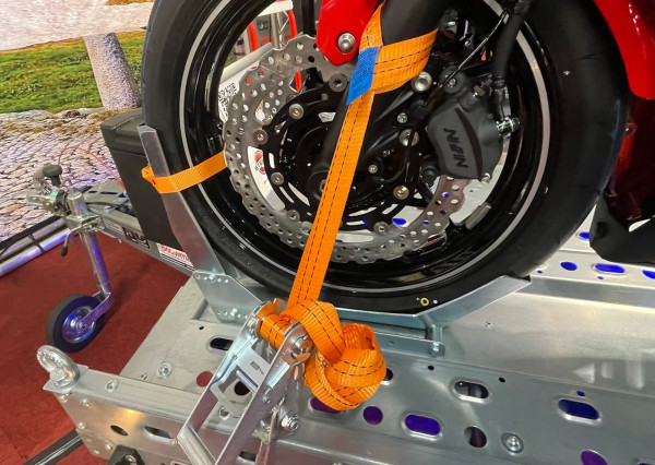 Motorfiets spanband 35mm super strong met Ratel en draaihaak