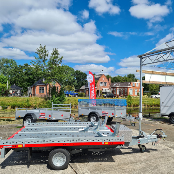 Motortrailer tot 3 motoren 1300Kg geremd