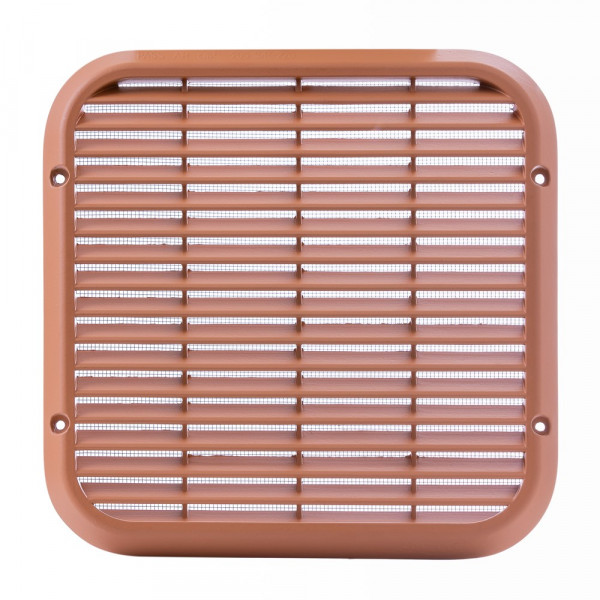 T178-220 aluminium rooster vierkant, terra cotta - Tilmar