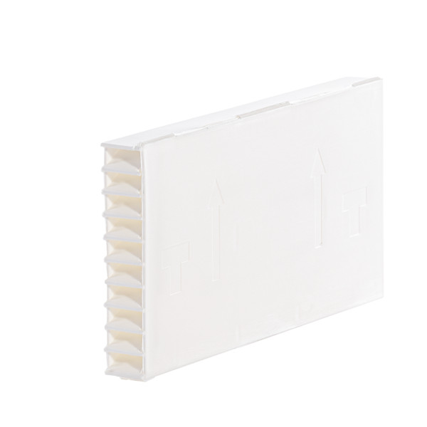 T110-5 voegrooster wit, 5cm hoog BAG (50 PCE) - Tilmar