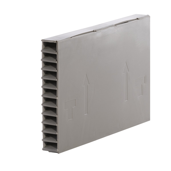 T110-6 voegrooster grijs, 6cm hoog BAG (50 PCE) - Tilmar