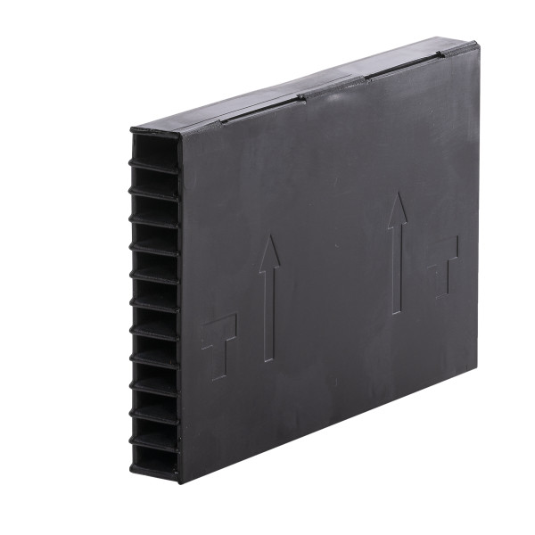 T110-6 voegrooster zwart, 6cm hoog BAG (50 PCE)