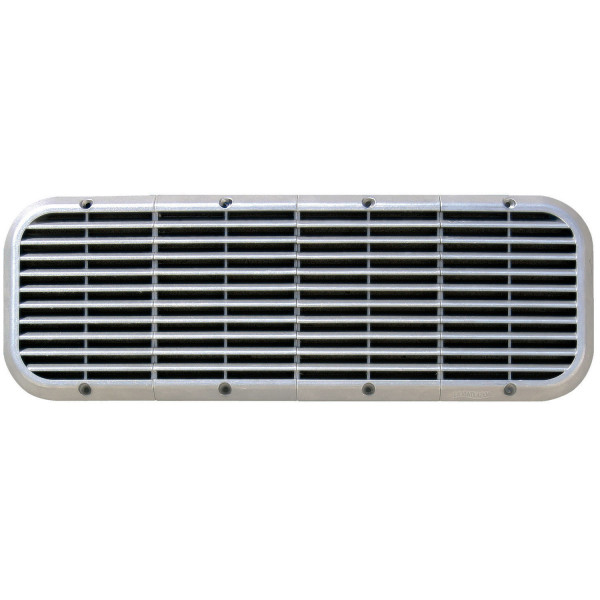 T178-150-420 alu. rooster compleet 420x150mm