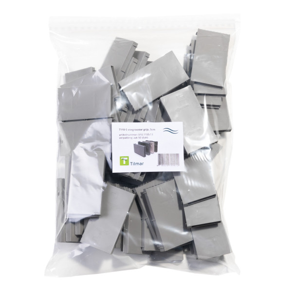 T110-5 voegrooster grijs, 5cm hoog - Tilmar