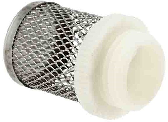 Stainless steel filter for check valve - suction strainer - 1-1/2" male ...