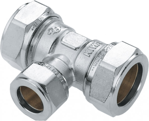 Bonfix compression fitting - Reducing T-piece - 22mm x 15mm x 15mm ...