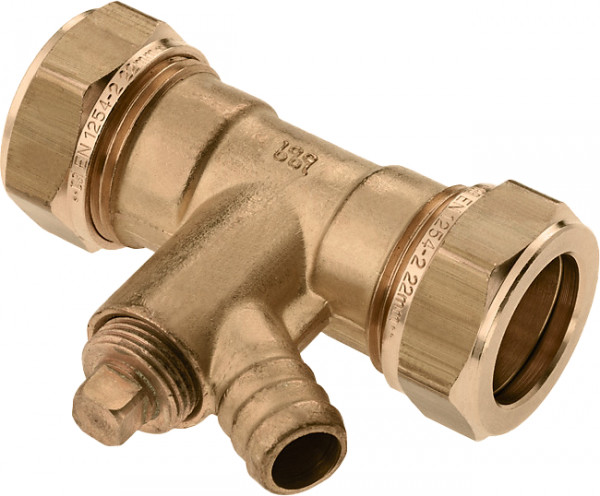 Bonfix compression fitting - Straight coupling with drain facility ...