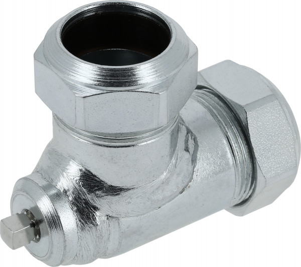 Bonfix galvanized steel compression fitting - Elbow with bleeder 105SP ...